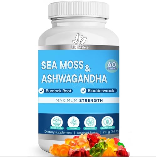 Sea Moss Ashwagandha gummies for stress relief