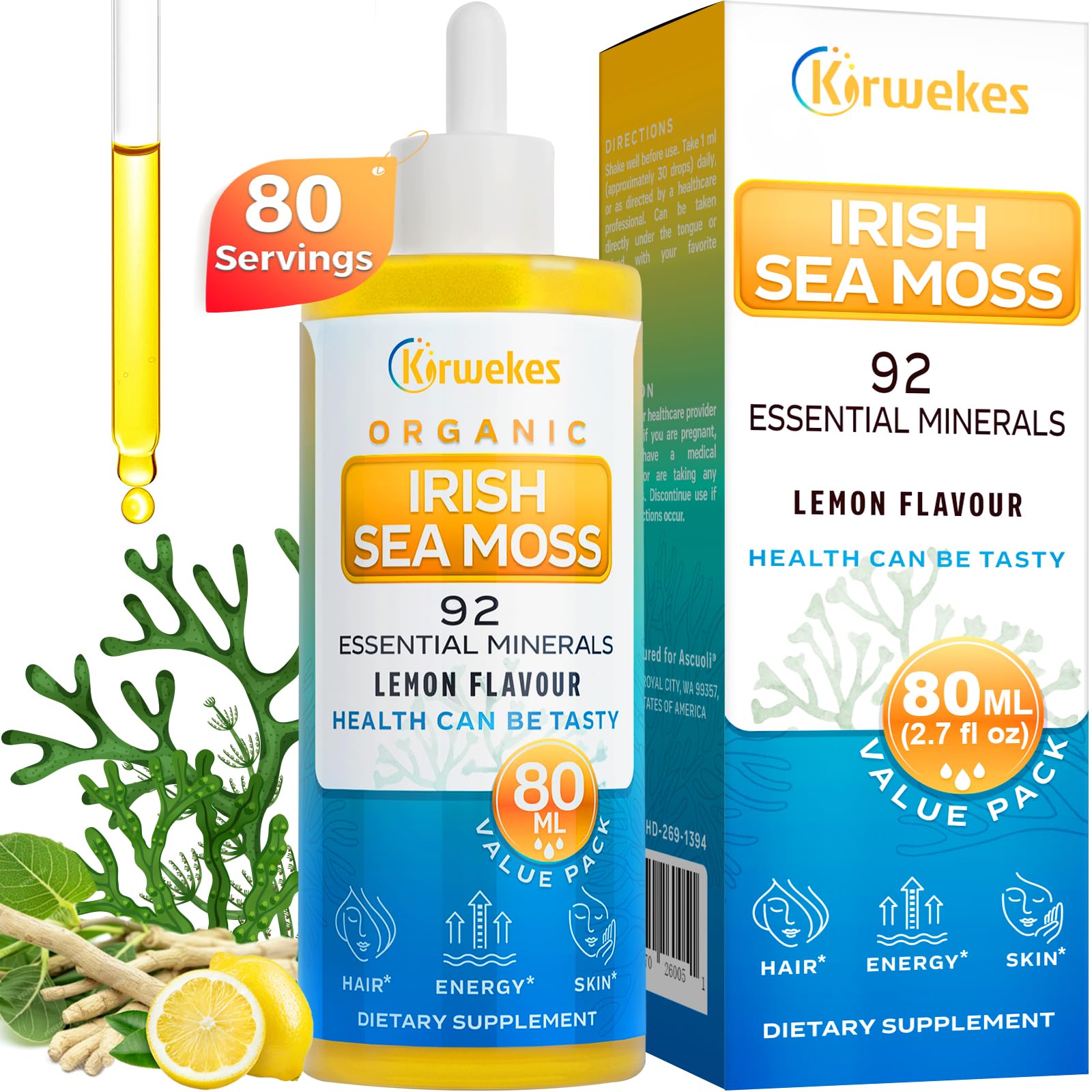 Sea Moss Ashwagandha mood support drops