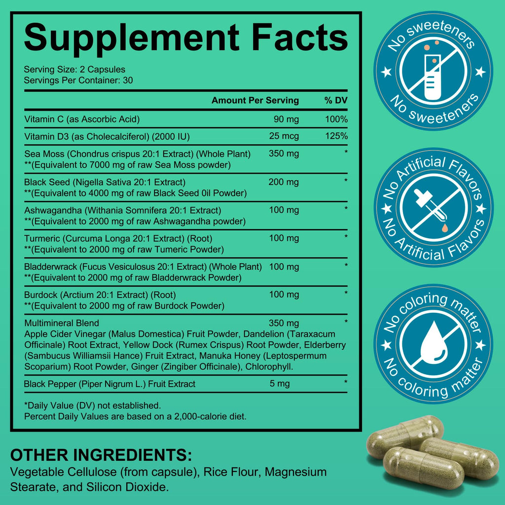 Sea moss benefits for immune support