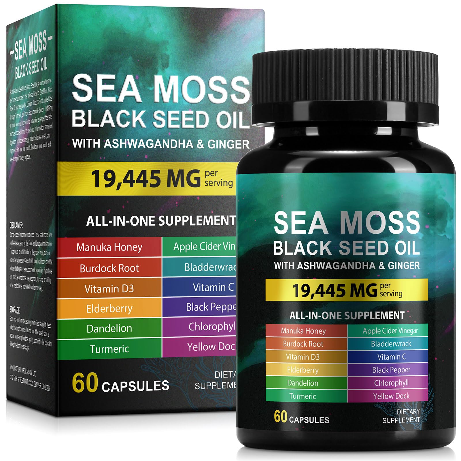 Sea Moss Black Seed Oil benefits