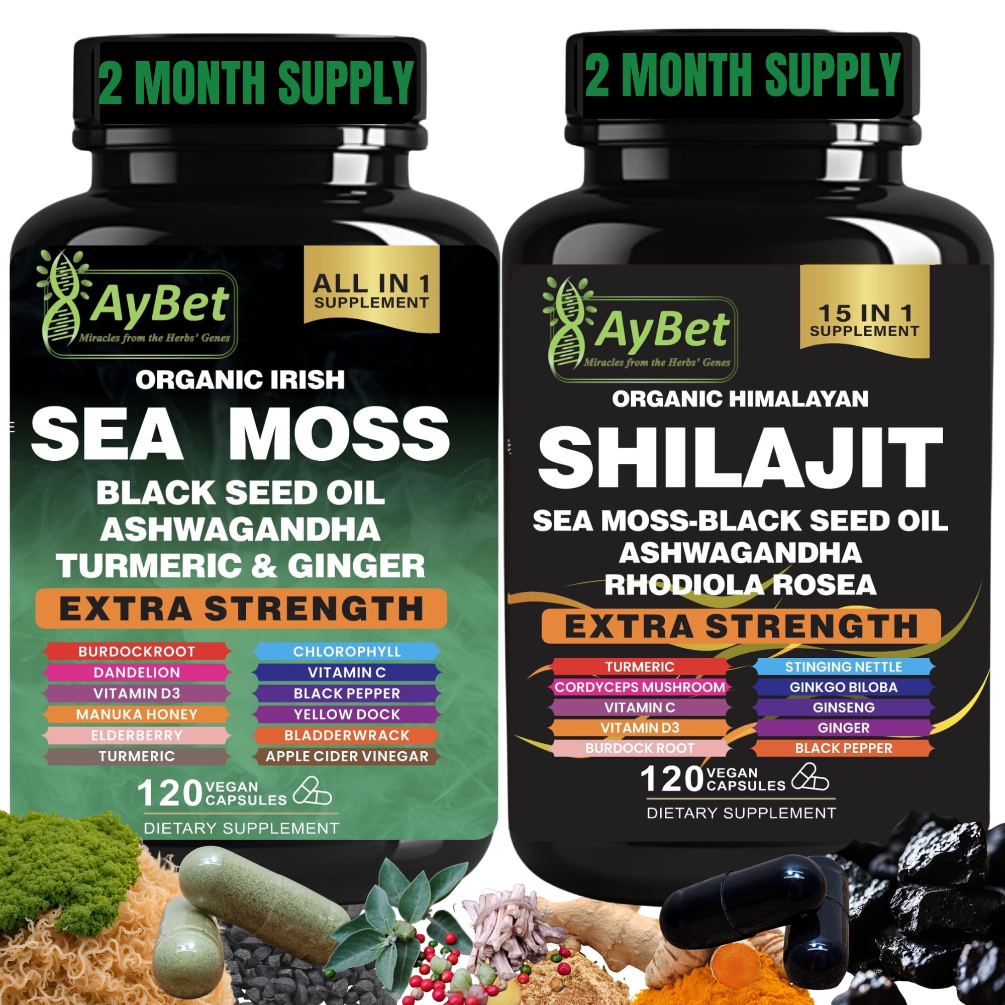 Sea Moss blended vitamin benefits