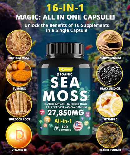 Sea Moss Capsule complex for vitality