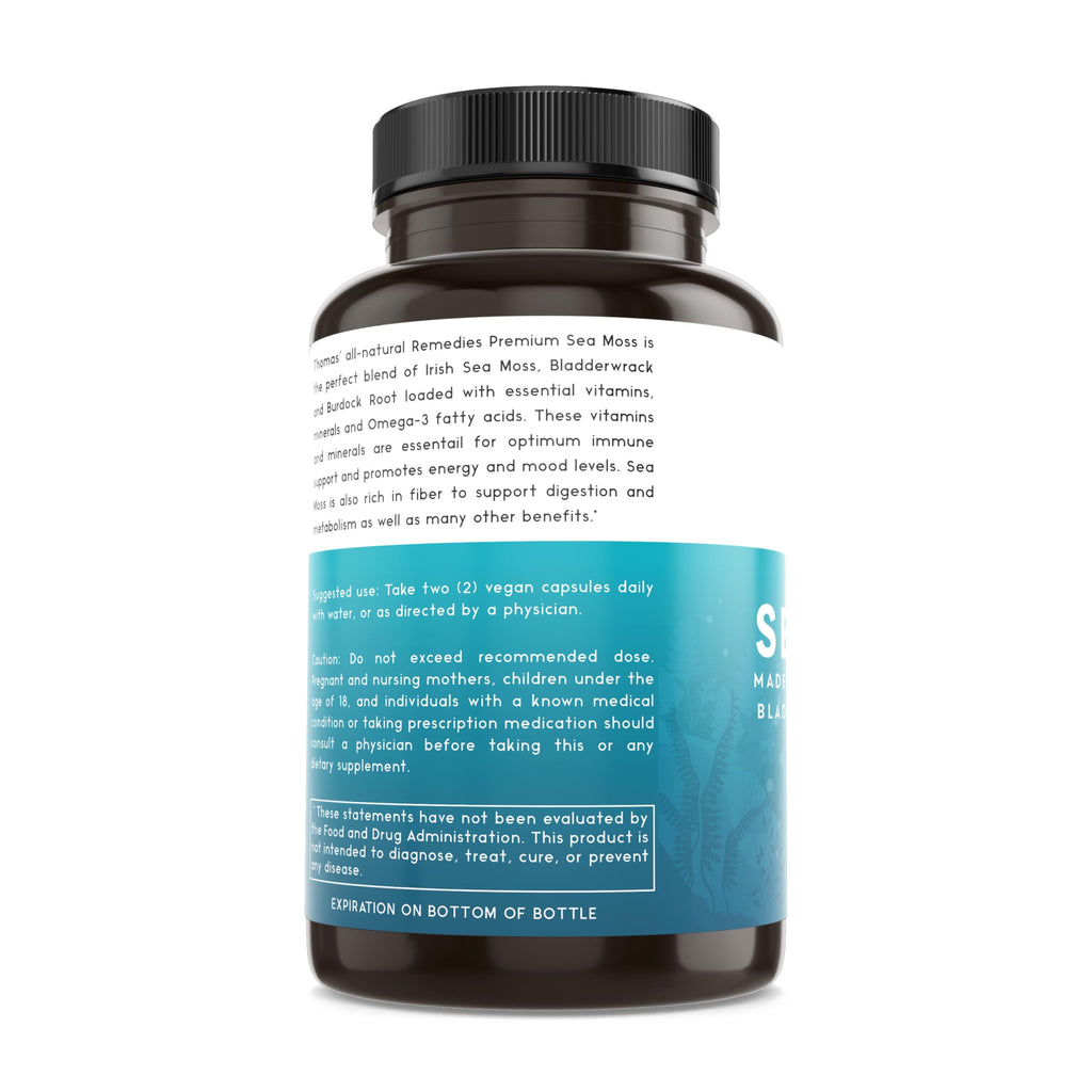 sea moss capsules for daily health