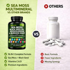 Sea moss capsules for digestive health