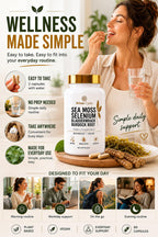 Sea moss capsules for energy boost