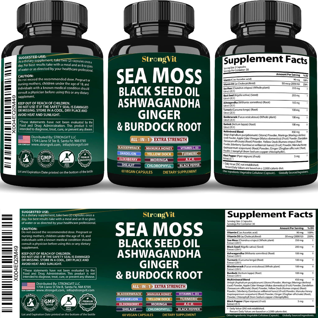 sea moss capsules for hair growth