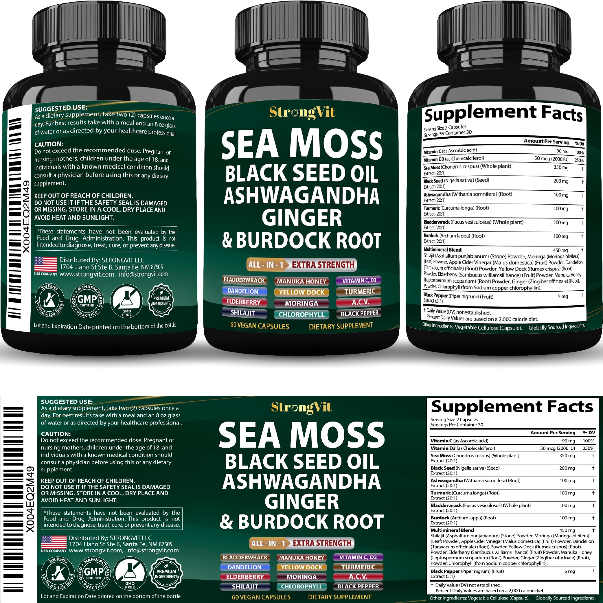 sea moss capsules for hair growth