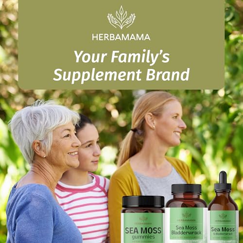 Sea moss capsules for healthy aging