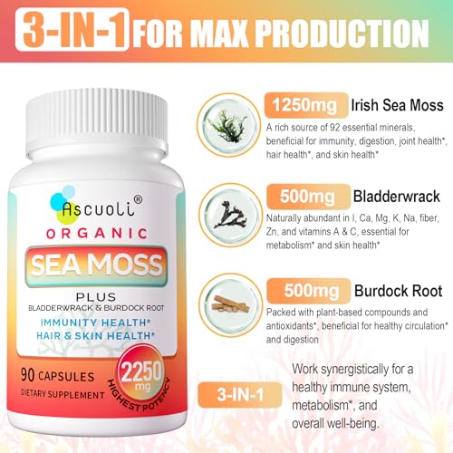 sea moss capsules for healthy skin