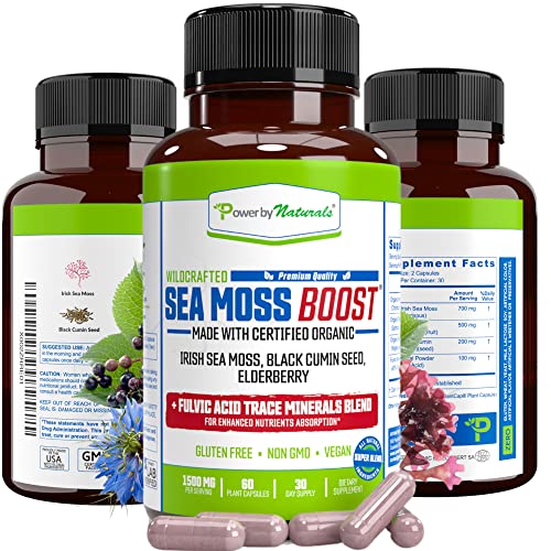 sea moss capsules for holistic health