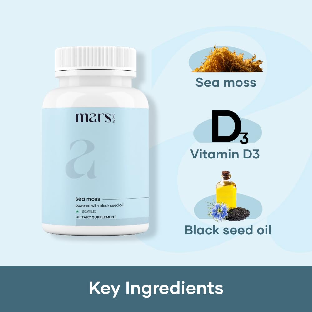 Sea moss capsules for immune support