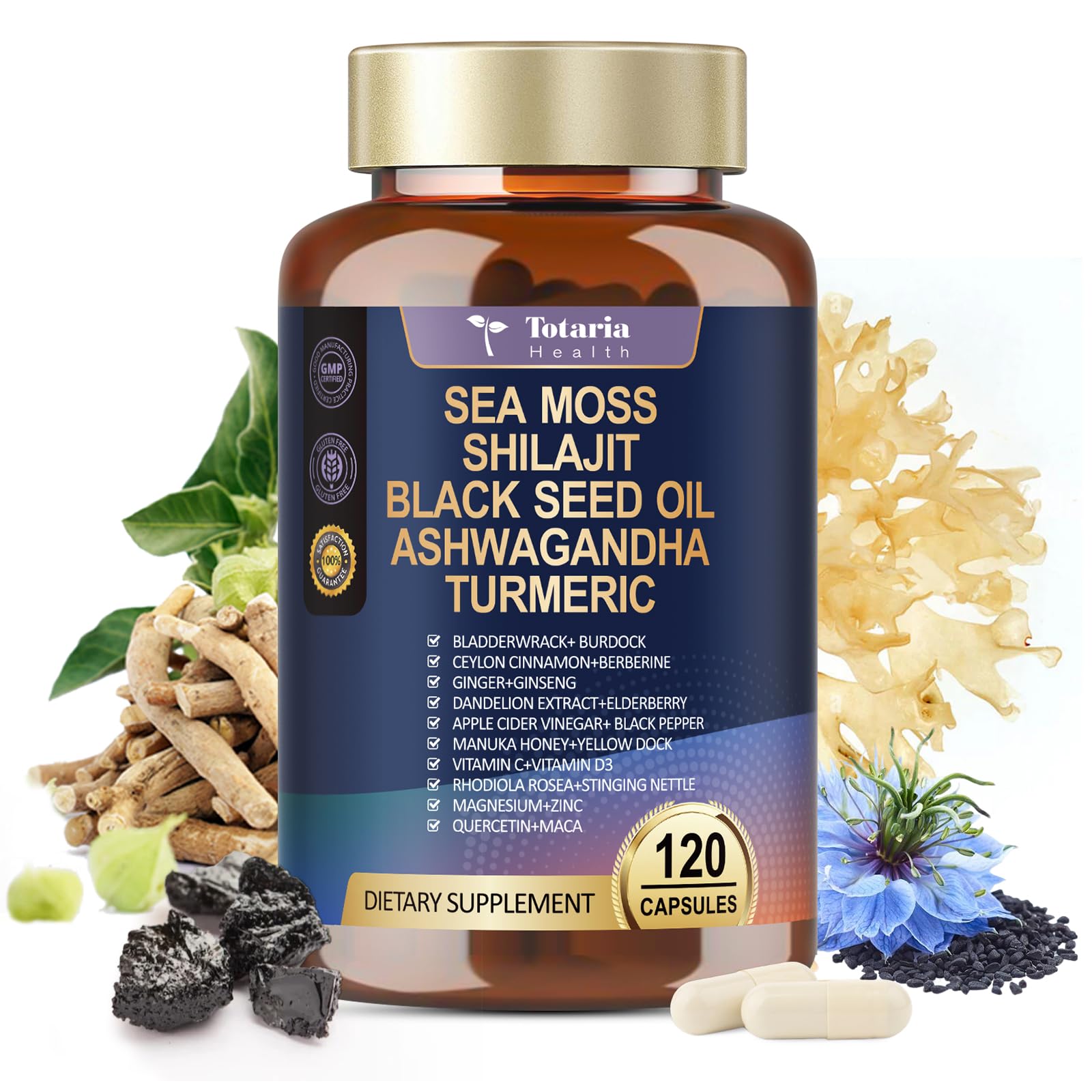 sea moss capsules for nutritional support
