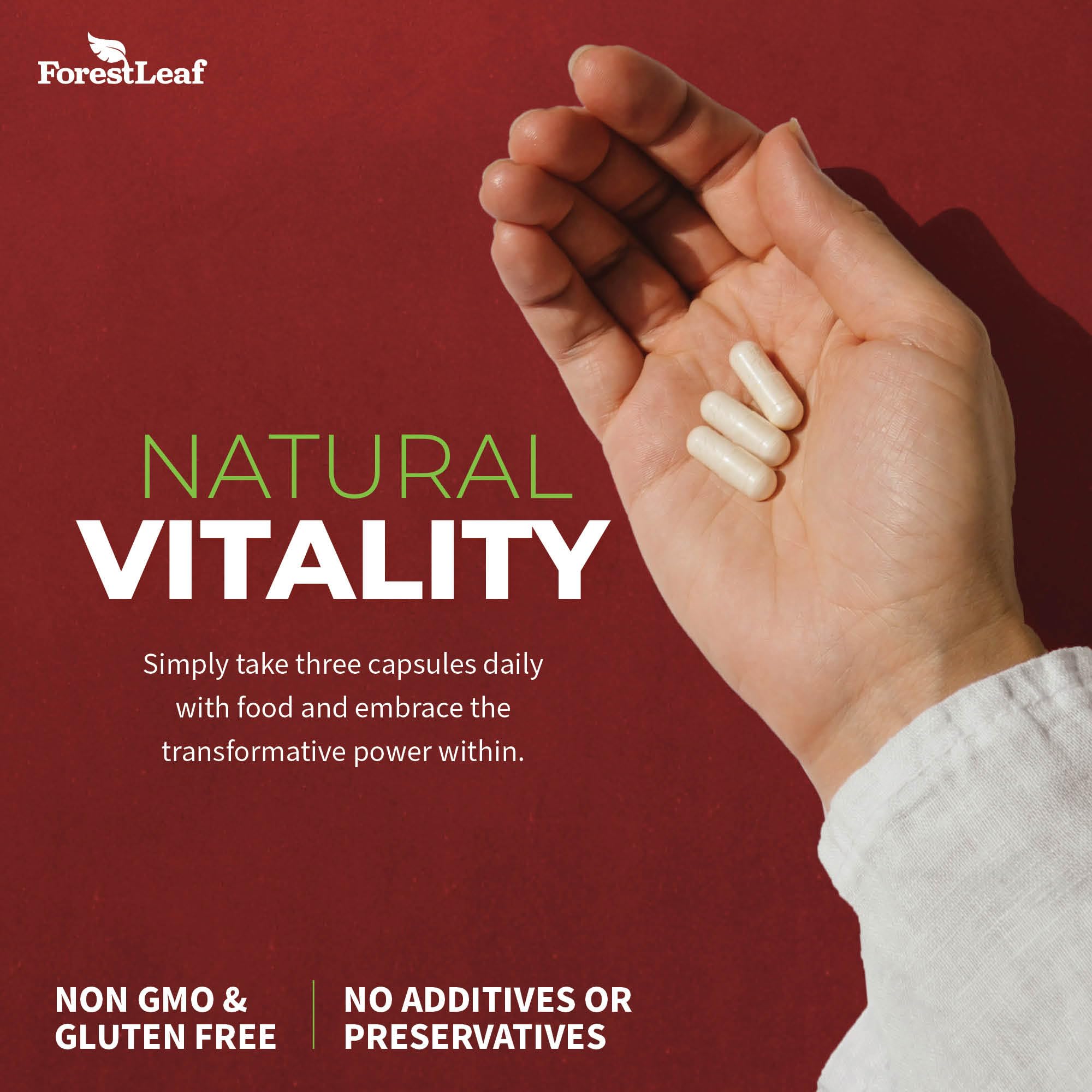 Sea moss capsules for vitality