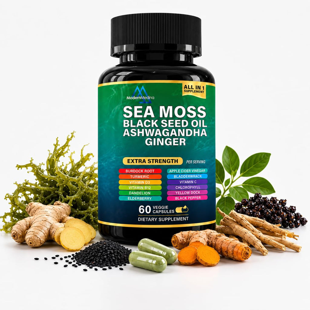 Sea moss capsules for wellness