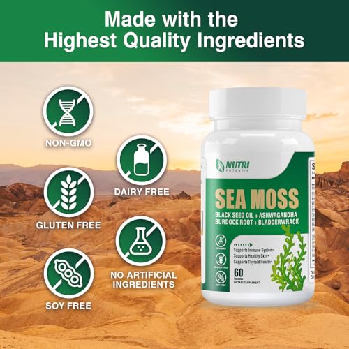 Sea Moss Capsules made in USA