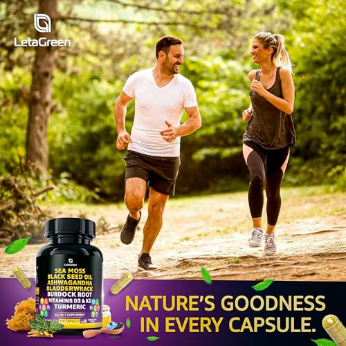 Sea Moss Capsules with bladderwrack extract