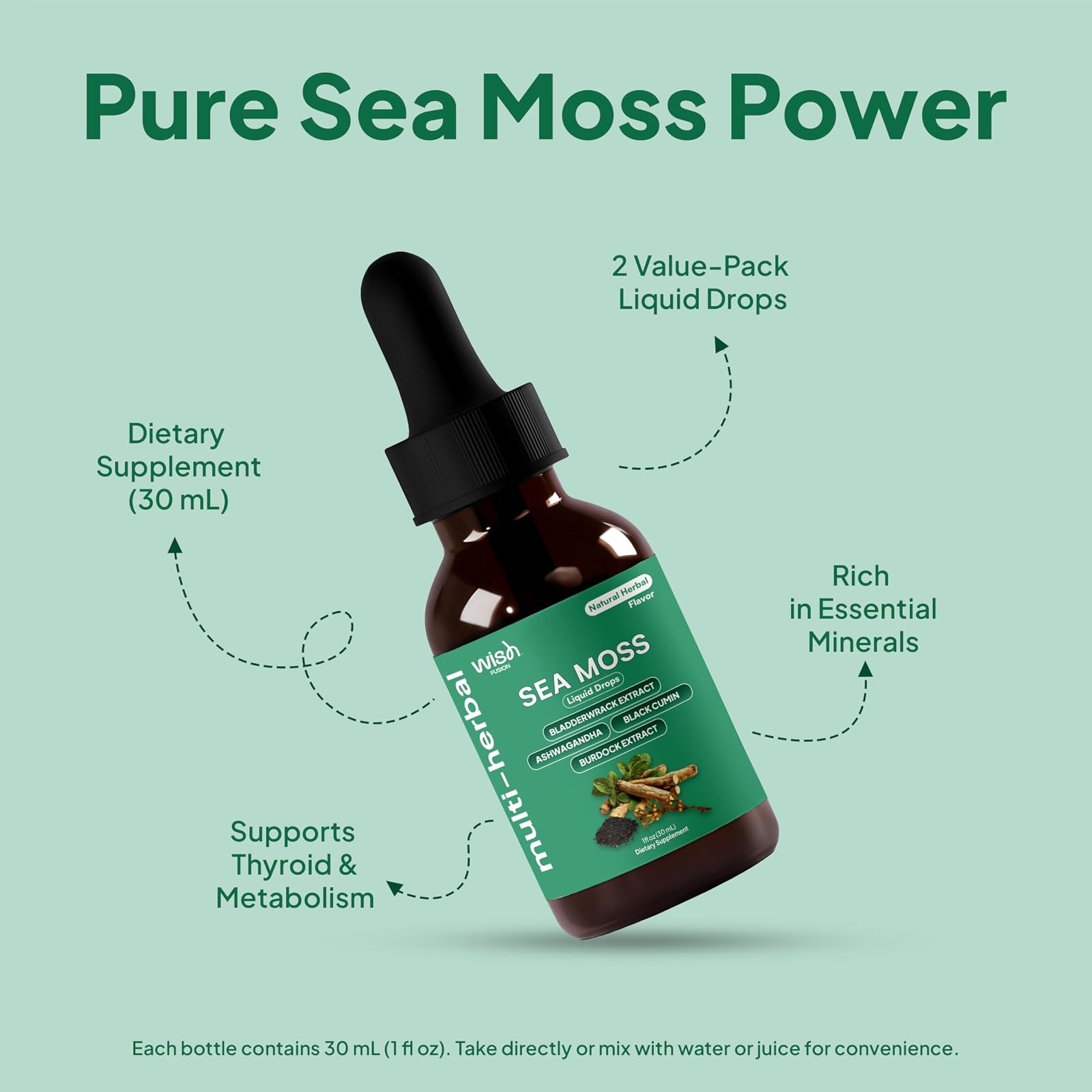 sea moss drops for immune support