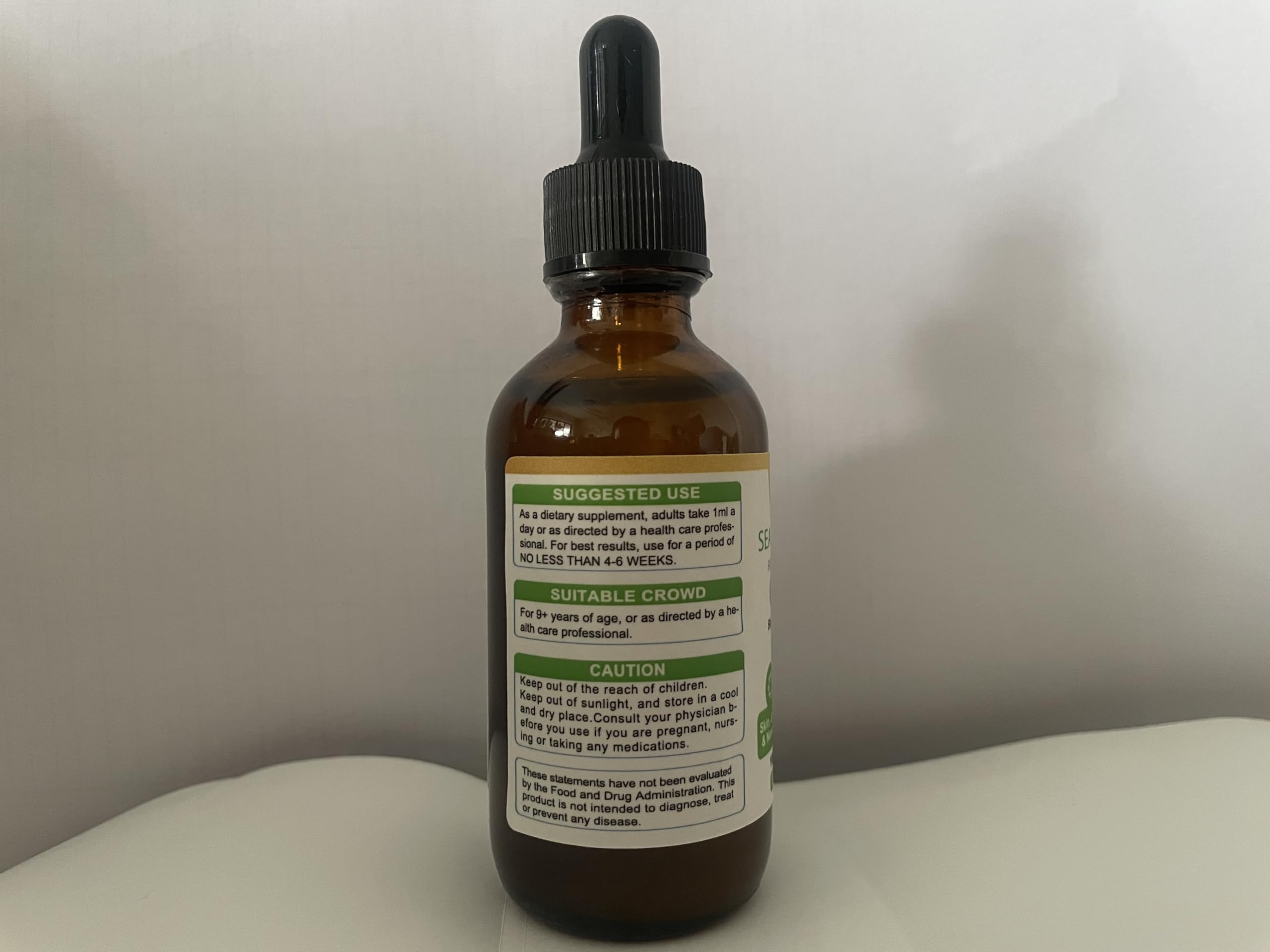 Sea moss drops for wellness routine