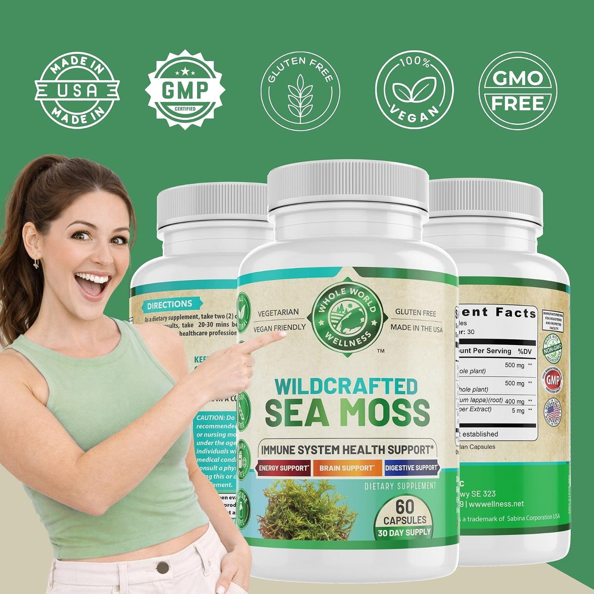 Sea moss for immune support