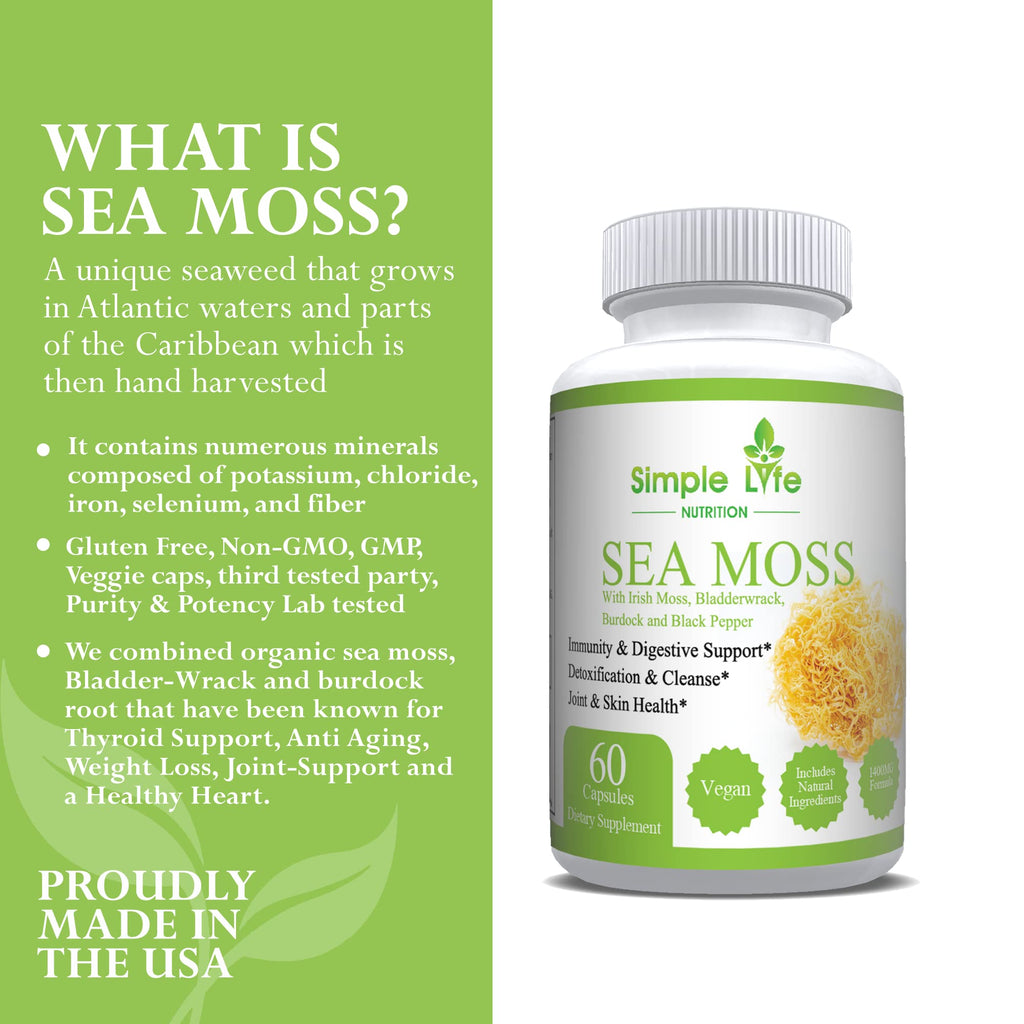 Sea moss for overall wellness