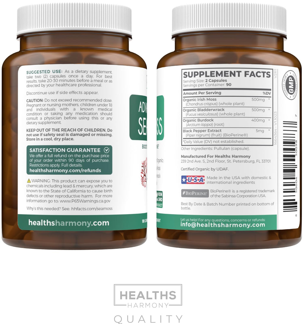 sea moss gel alternative in capsules