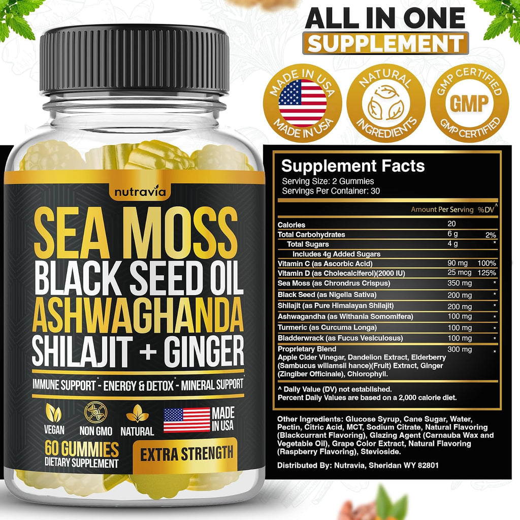 sea moss gel alternative in gummy form