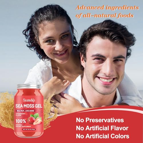 Sea moss gel for digestive health