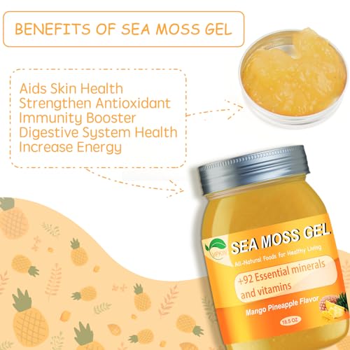 Sea moss gel for digestive health