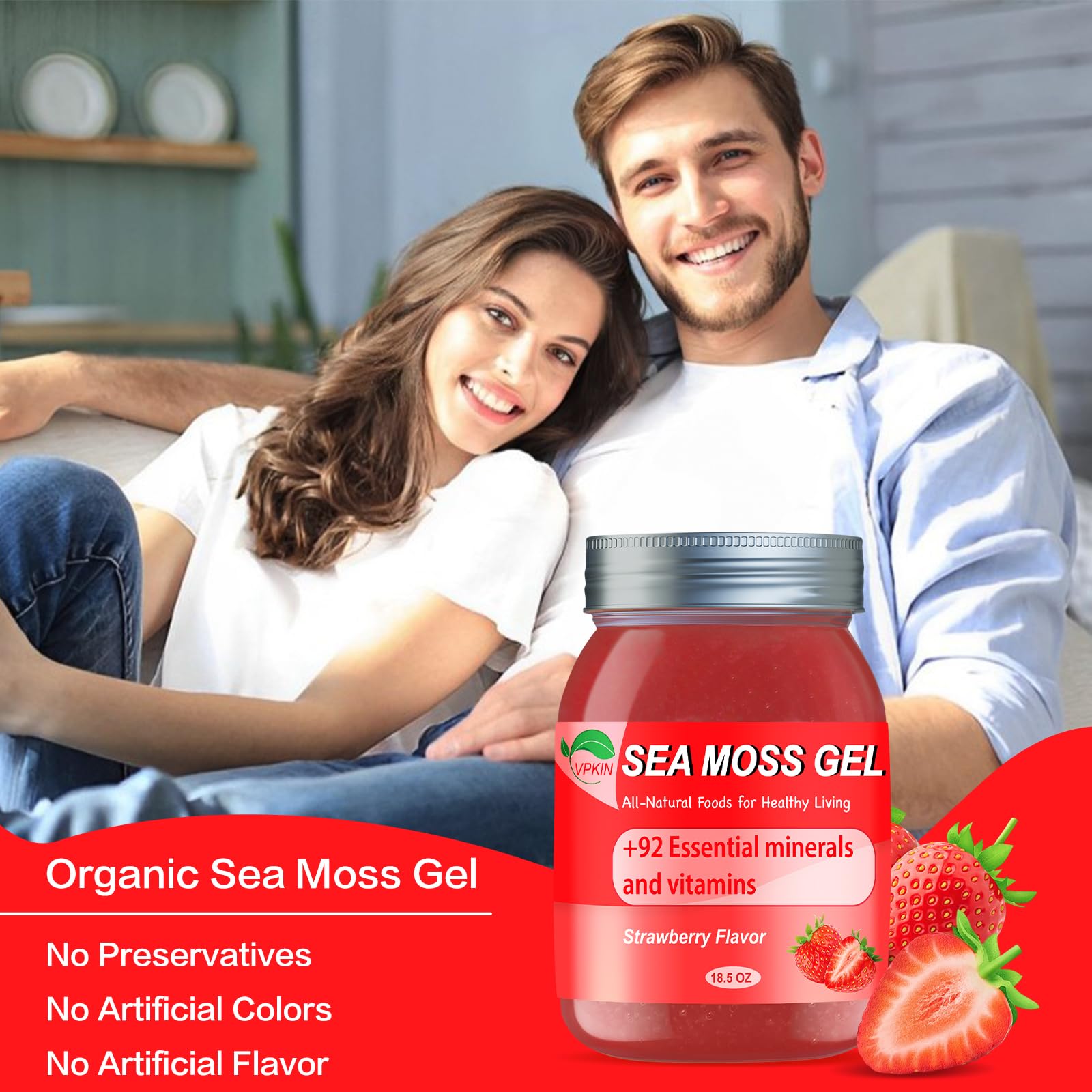 Sea moss gel for healthy digestion