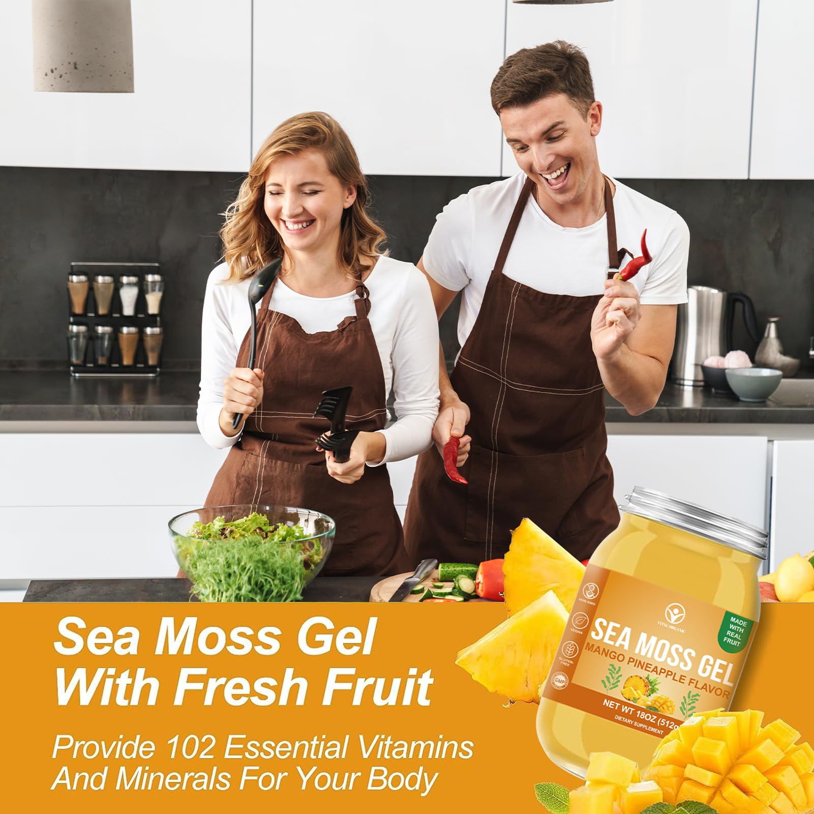 Sea moss gel for healthy digestion