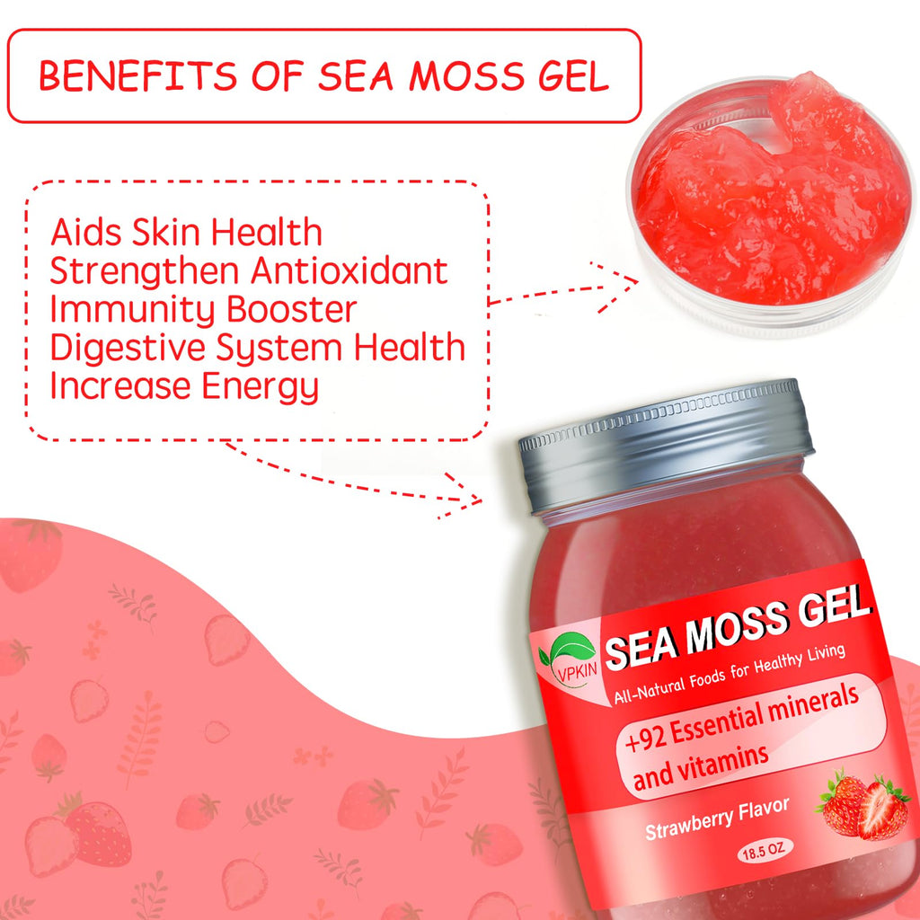 Sea moss gel for skin health