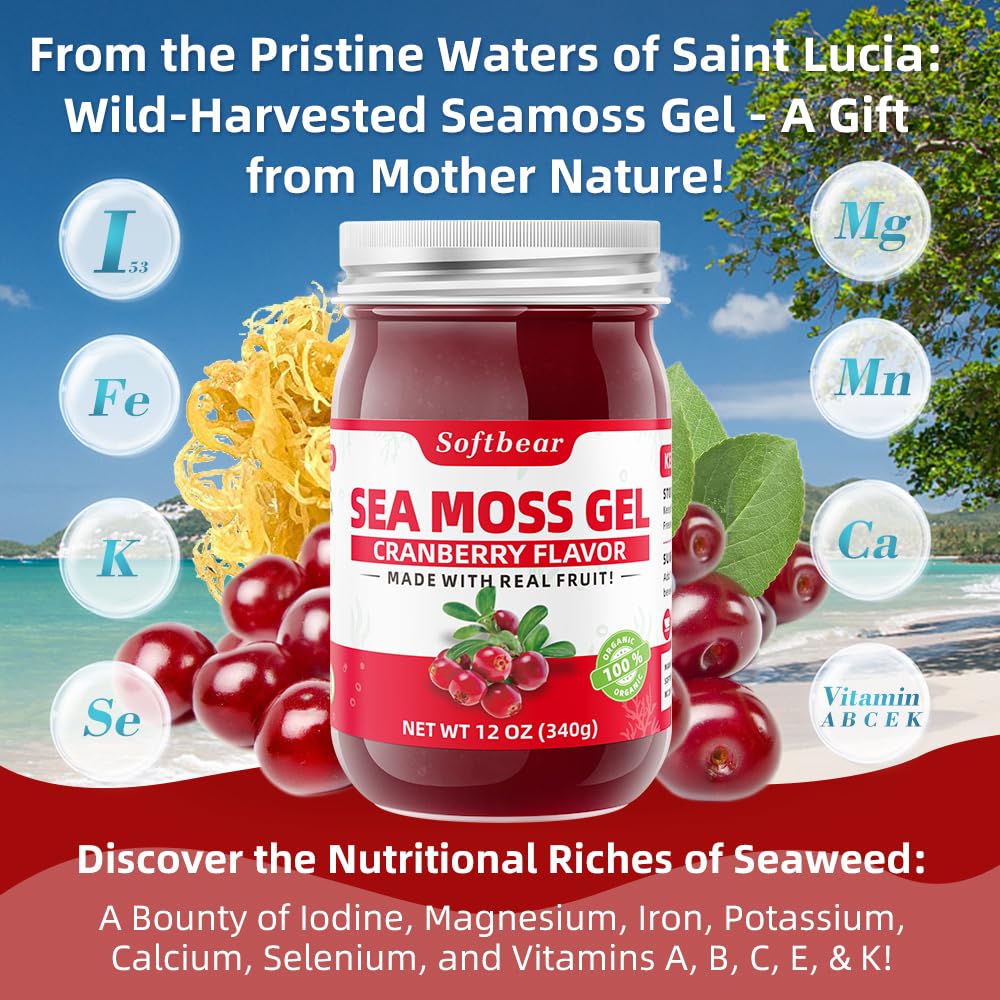 sea moss gel with 92 vitamins
