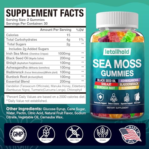 Sea moss gummies for active lifestyles