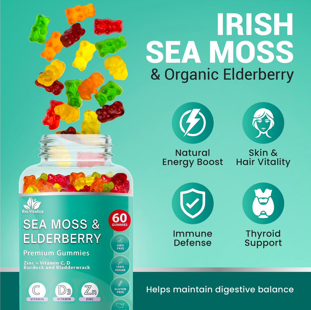 Sea moss gummies for daily nutrition