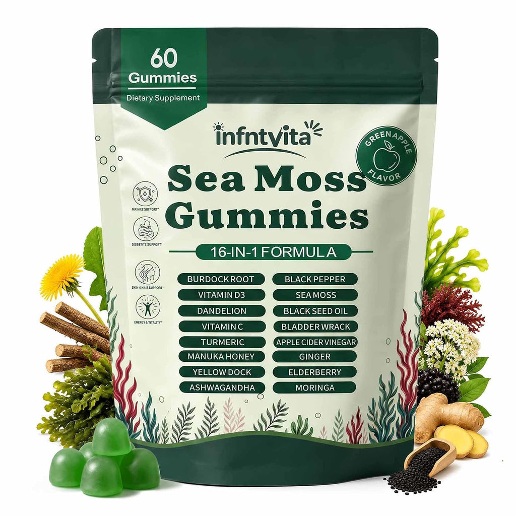 Sea Moss Gummies for immune support
