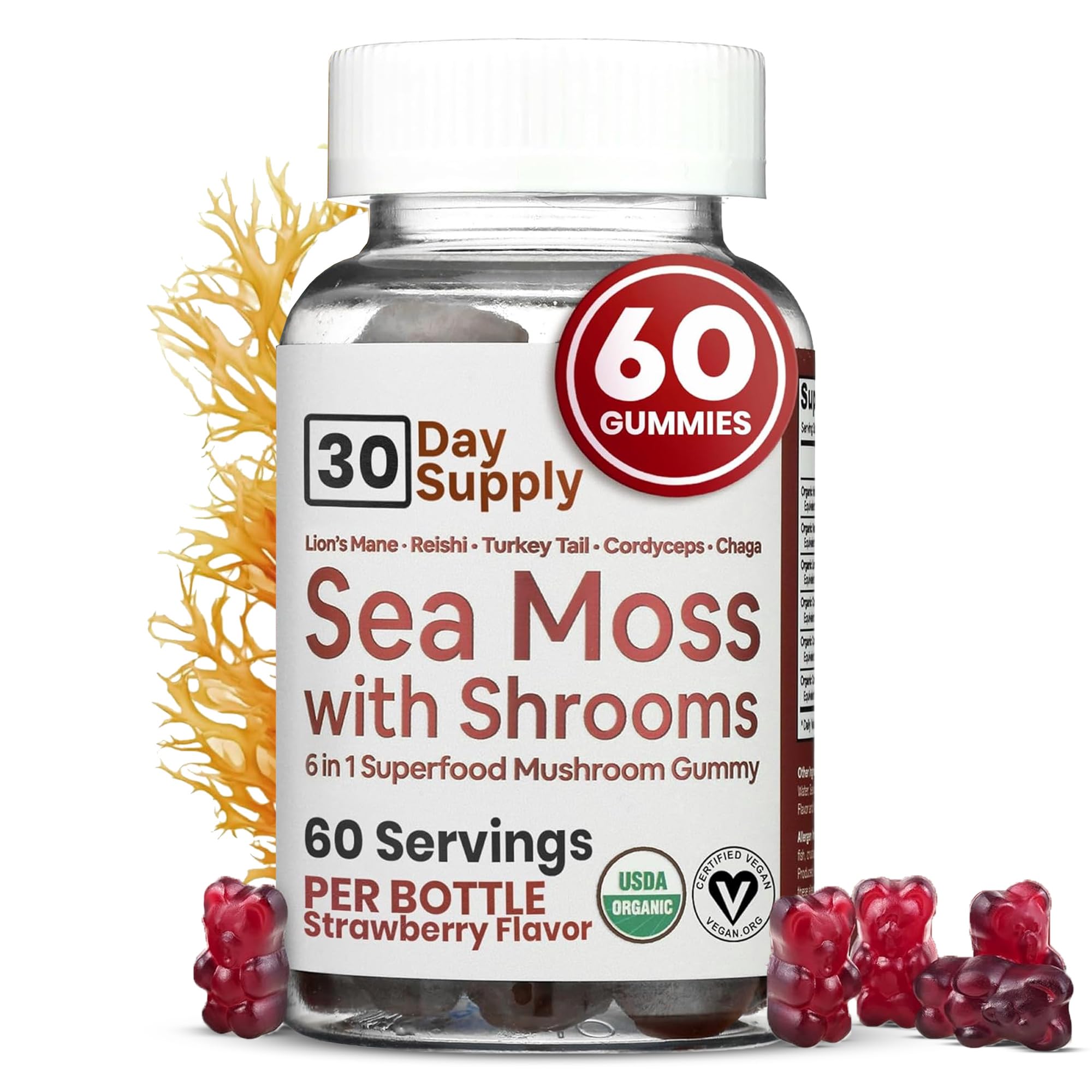 Sea Moss Gummies for immune support