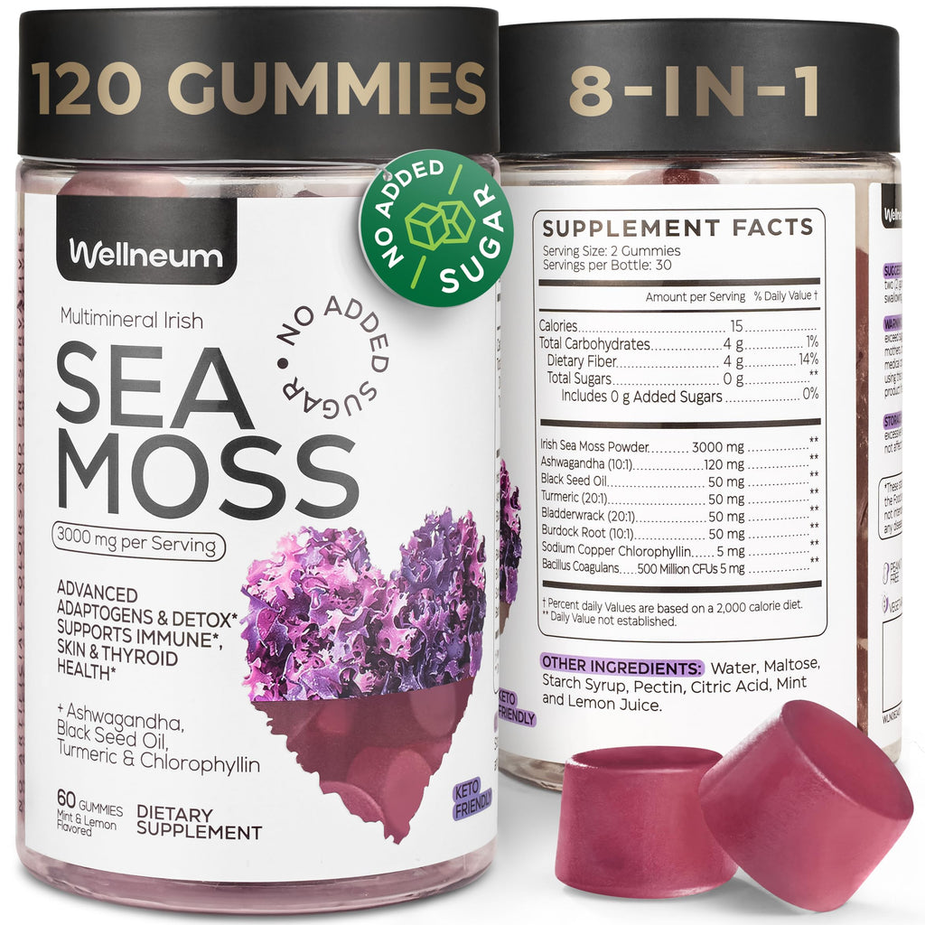 Sea Moss Gummies for immunity support