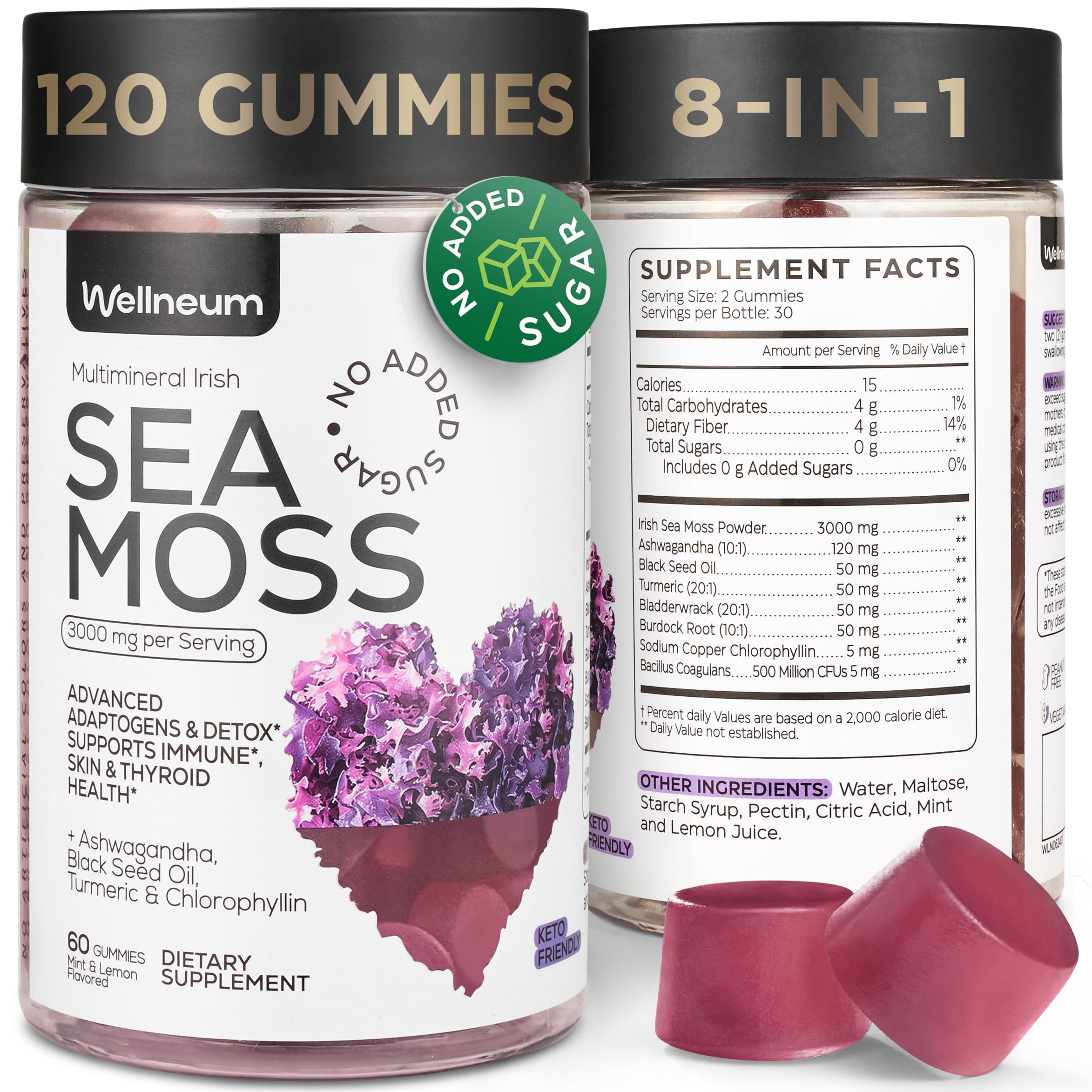 Sea Moss Gummies for immunity support