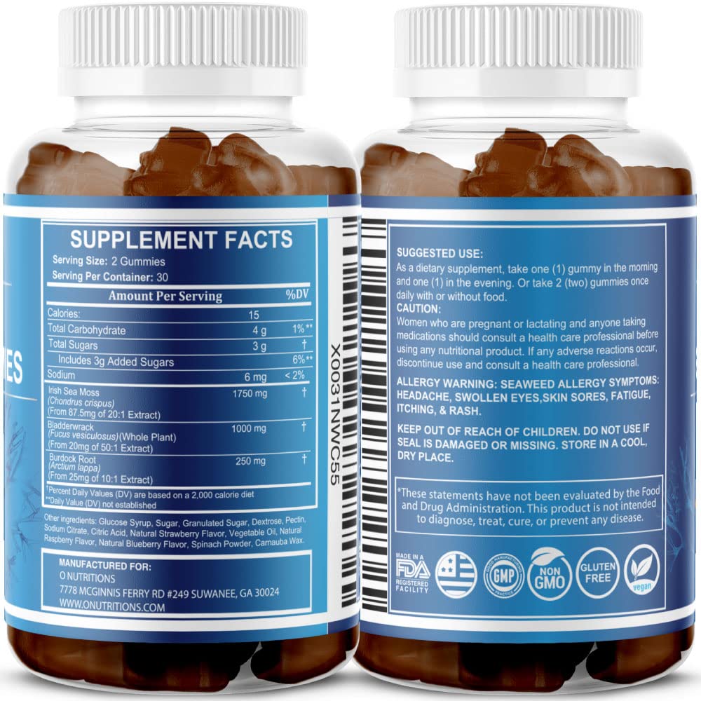 sea moss gummies for overall wellness