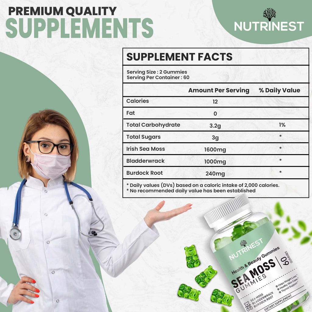 sea moss gummies for overall wellness