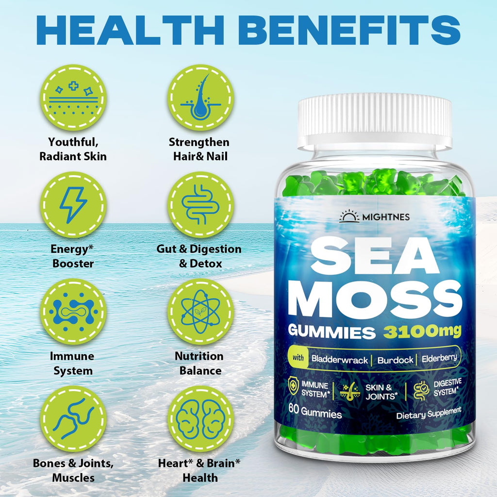 sea moss gummies for overall wellness