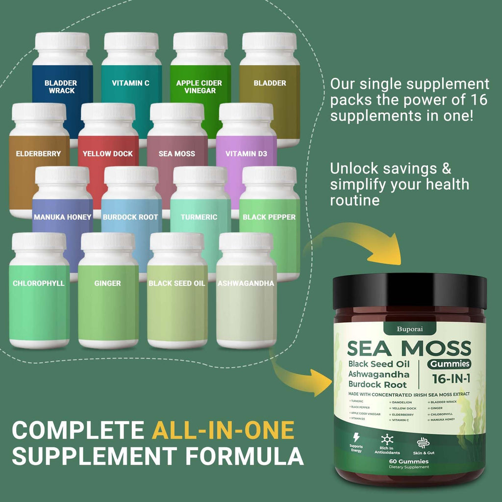 sea moss gummies for seniors wellness