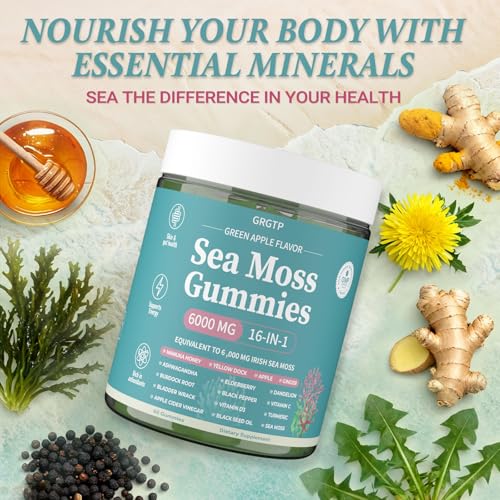 Sea moss gummies for skin health