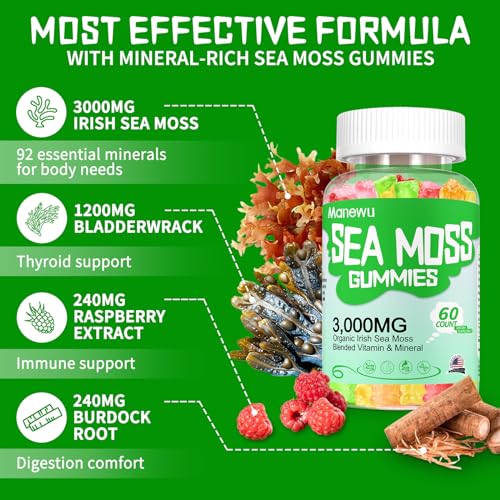 sea moss gummies with bladderwrack benefits
