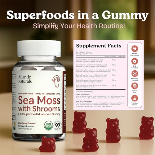 Sea Moss Gummies with Reishi benefits