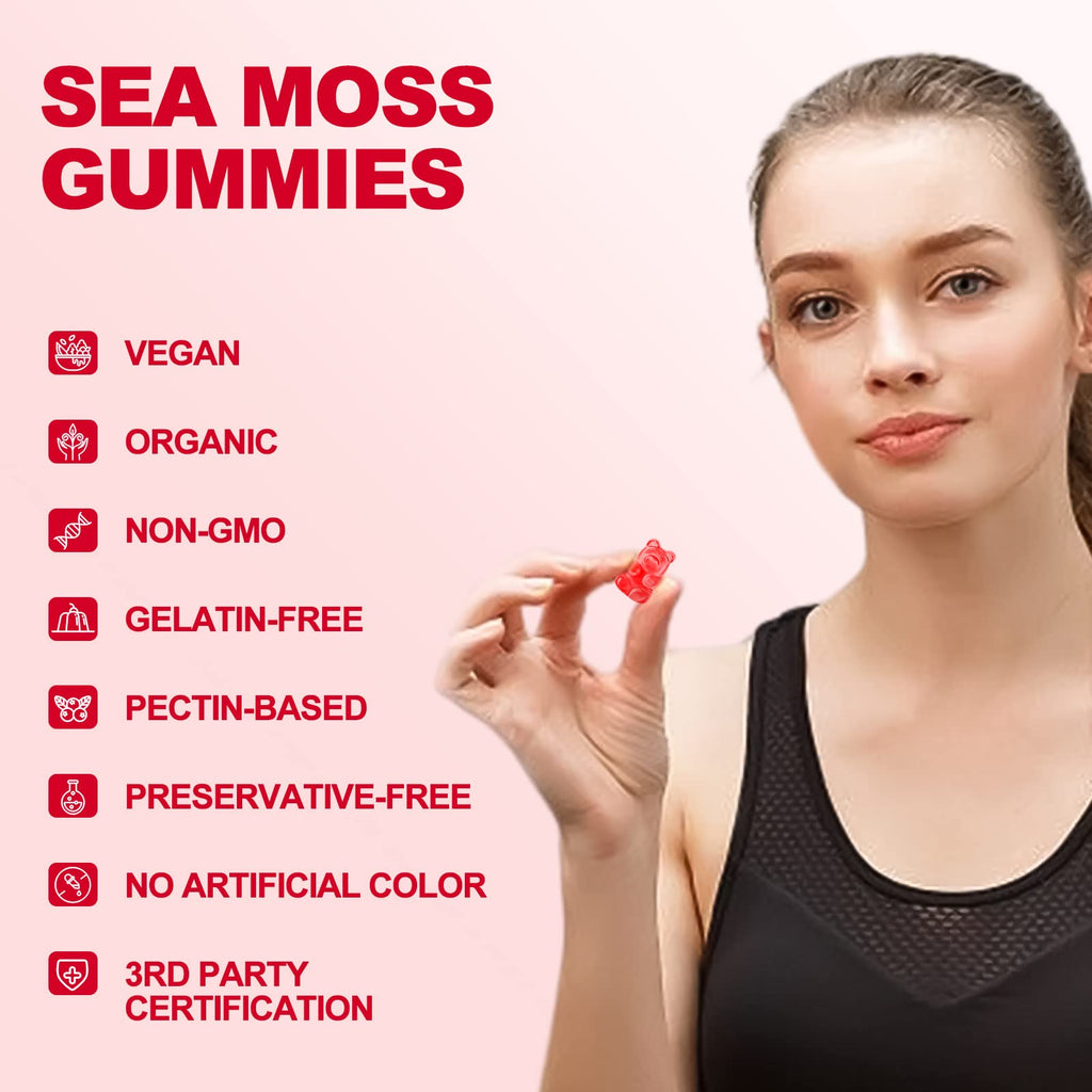 sea moss gummies with vitamin and zinc