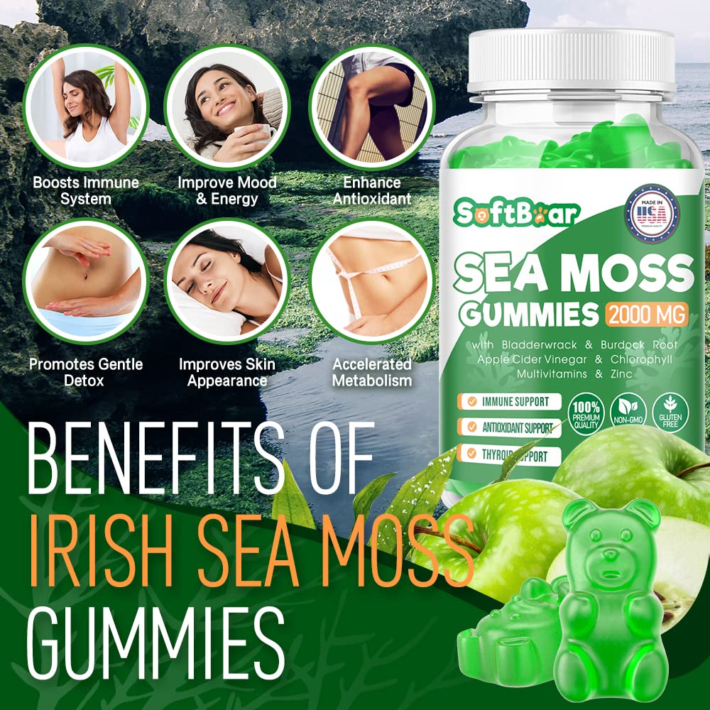 sea moss gummies with vitamins and zinc