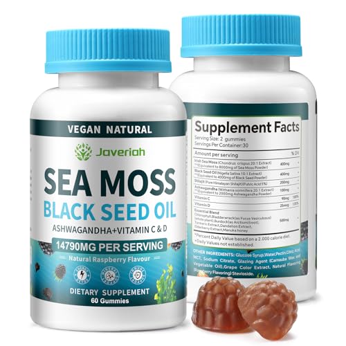 Sea moss gummies with vitamins C&D