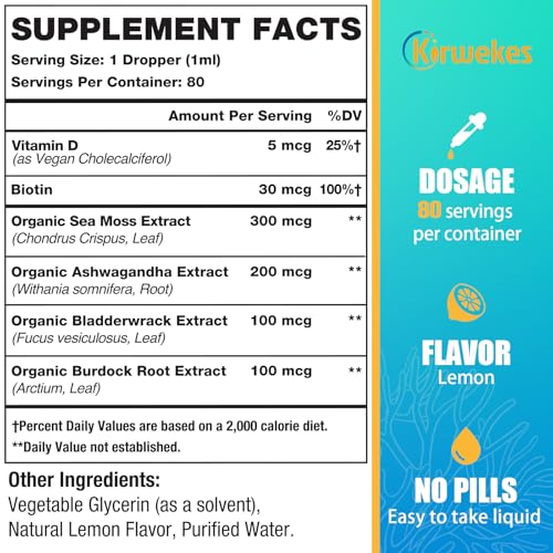 Sea Moss herbal supplement for skin health
