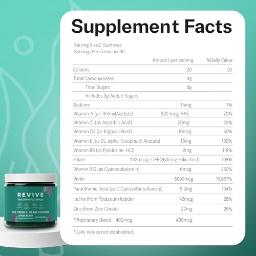 Sea Moss multivitamins for daily health
